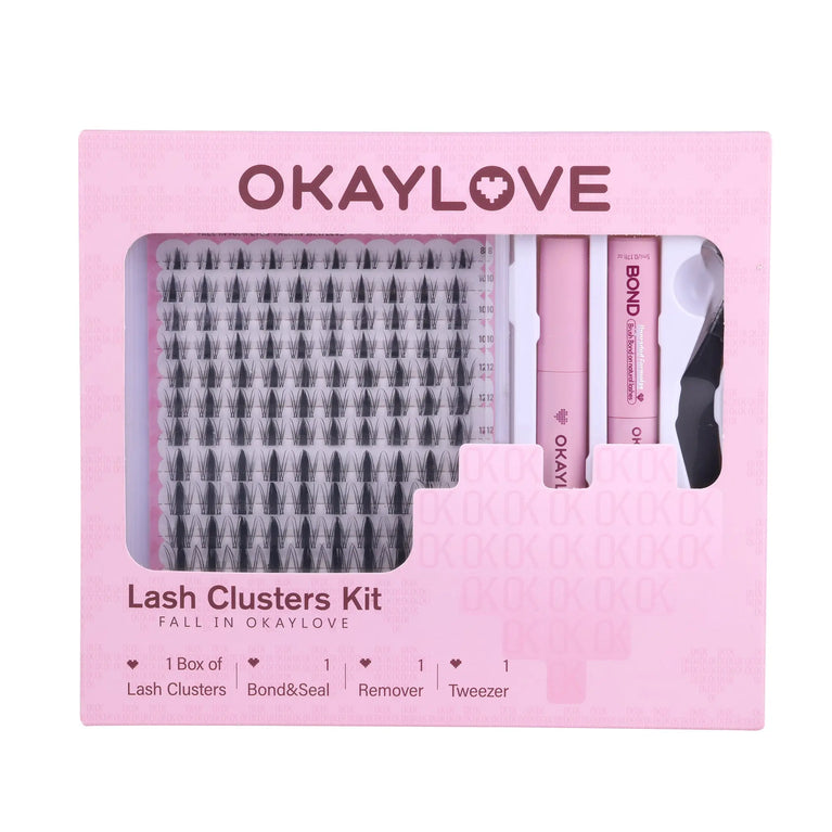 Lira Eyelash Clusters - OKAYLOVE® Kit for Stunning Eyes