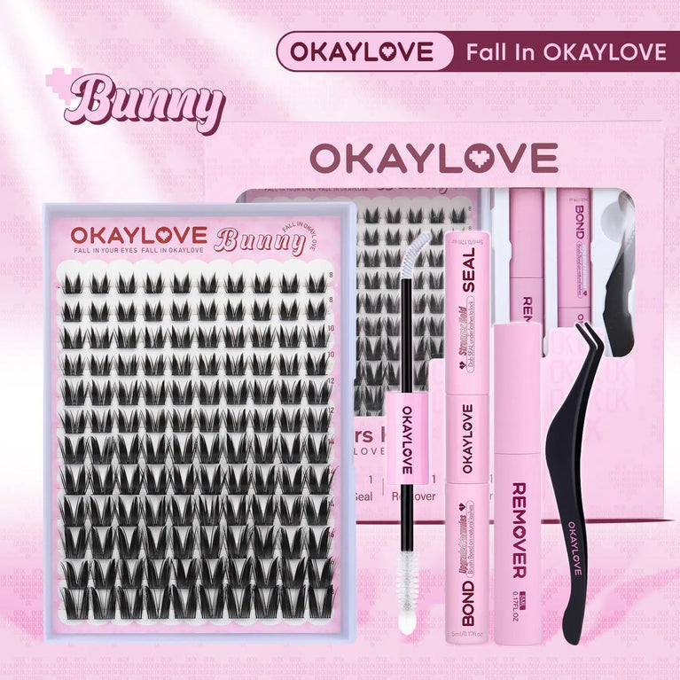 Bunny Eyelash Clusters - OKAYLOVE® Kit